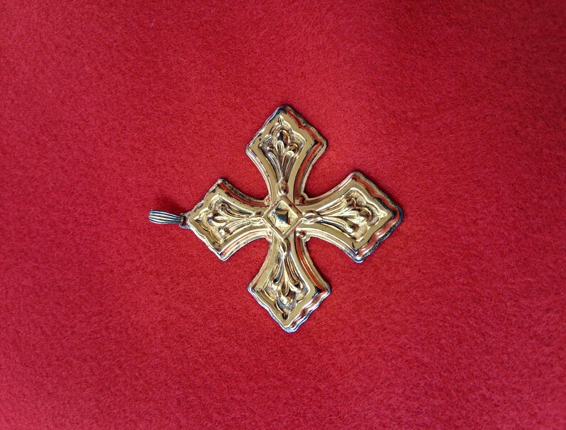 Christmas Cross, Reed & Barton, 1981 - Etsy