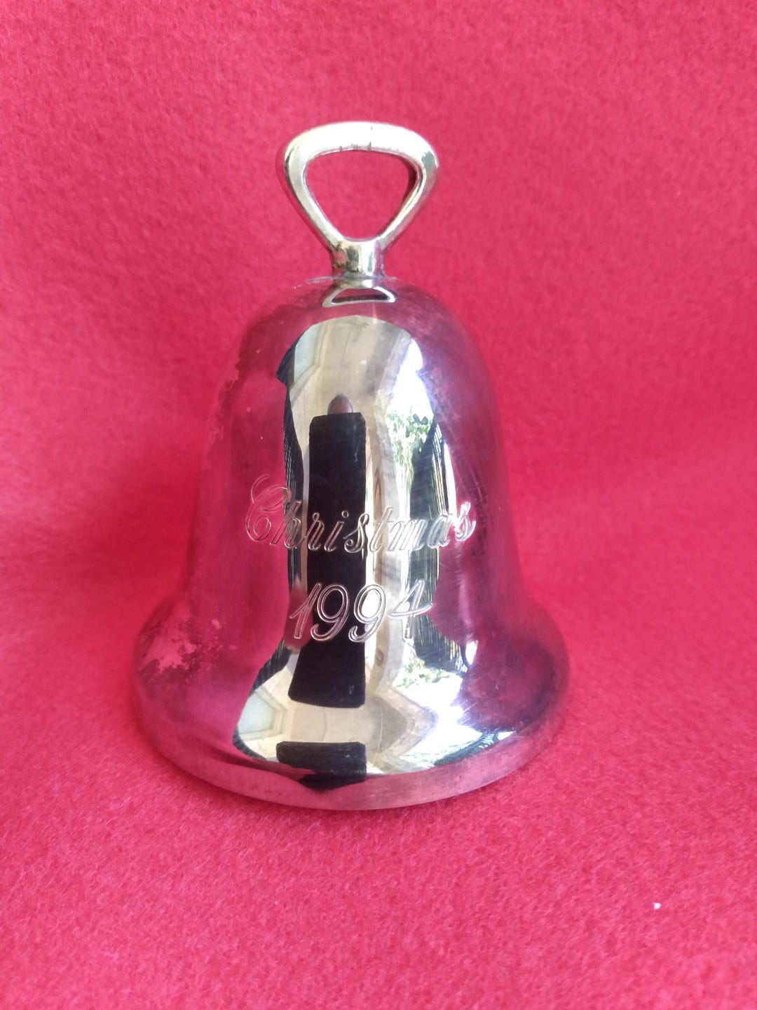 Christmas Bell (1994) Crafted by Wallace Silversmiths, Silver-plated ...