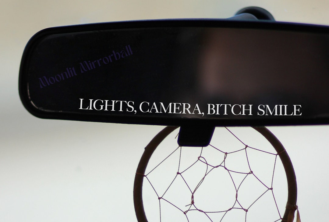 Vinyl Decal TTPD Inspired lights, Camera, Btch Smile Sticker for Car ...