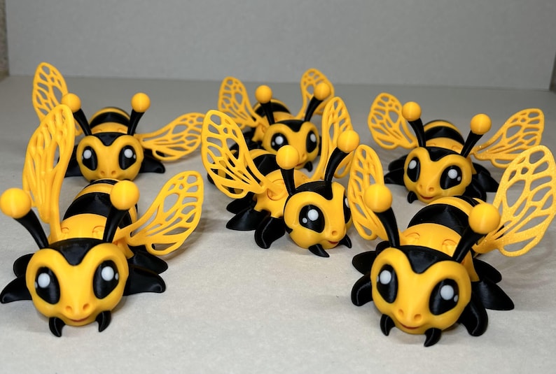 4.5-inch Articulated Bee - Etsy