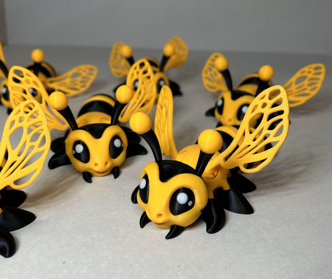 4.5-inch Articulated Bee - Etsy