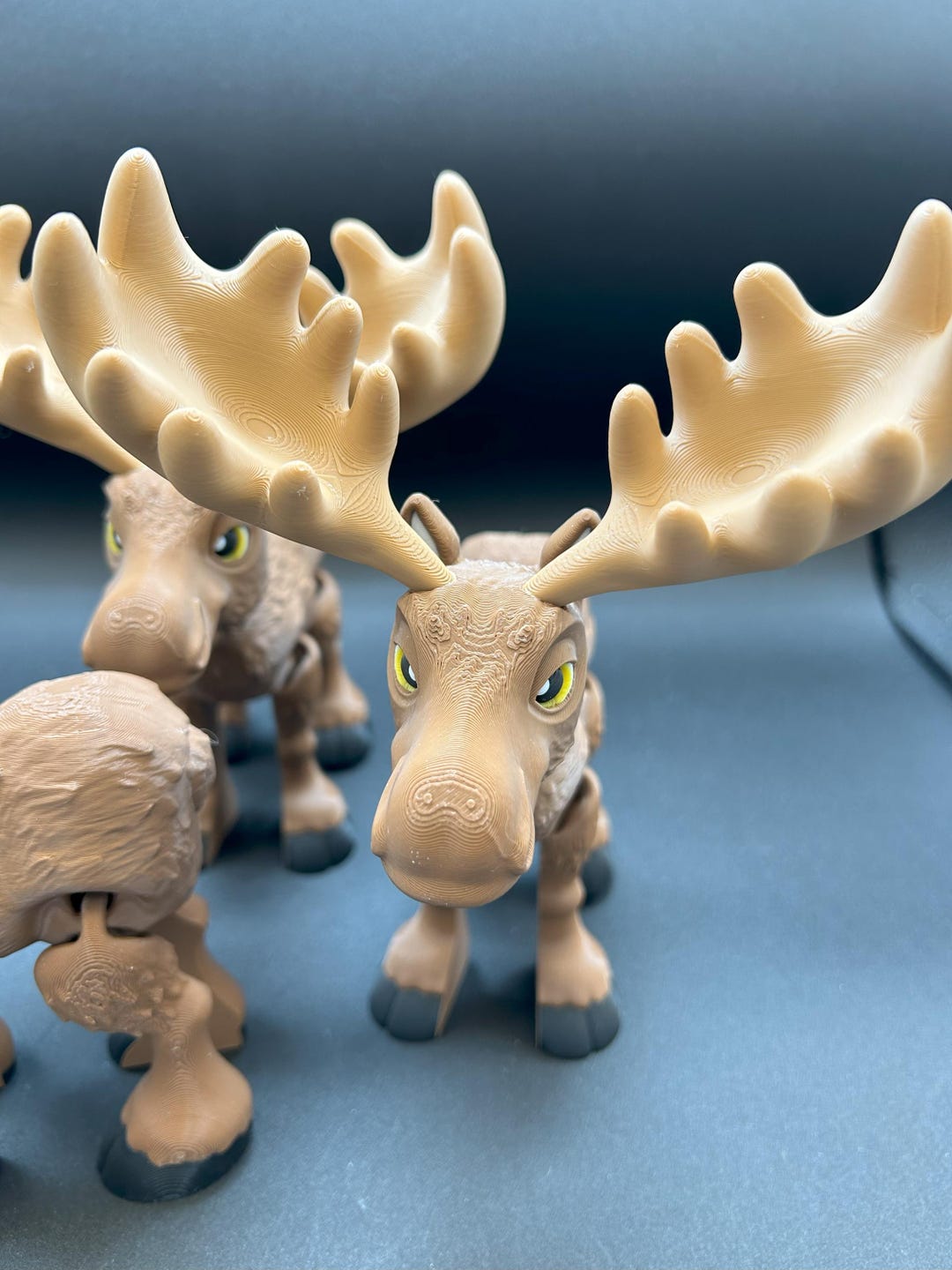 Articulated Moose Figure: 7" PLA Plastic, Large Antlers - Etsy