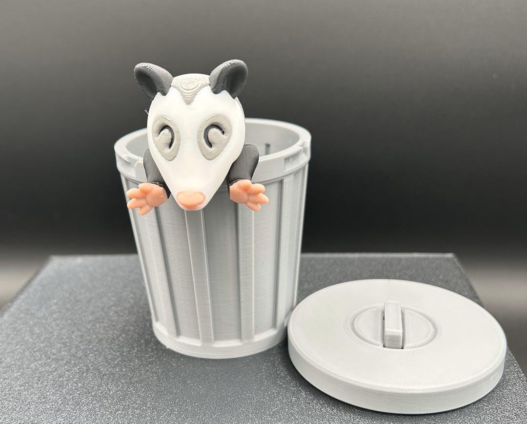 Trash Can Opossum - Etsy