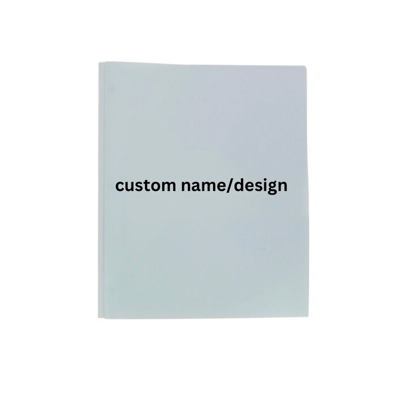 Custom Two Pocket Folders - Etsy