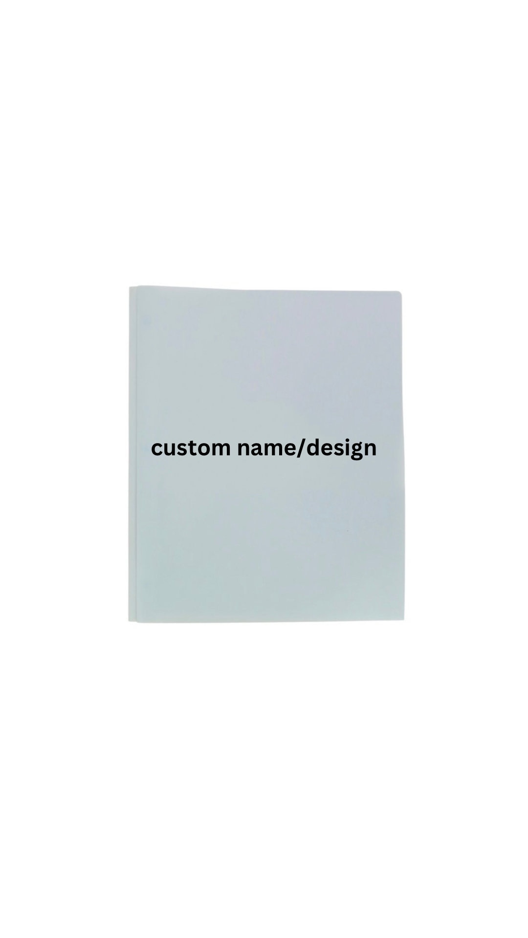 Personalized Plastic Two Pocket Folders | Back to School | Office ...