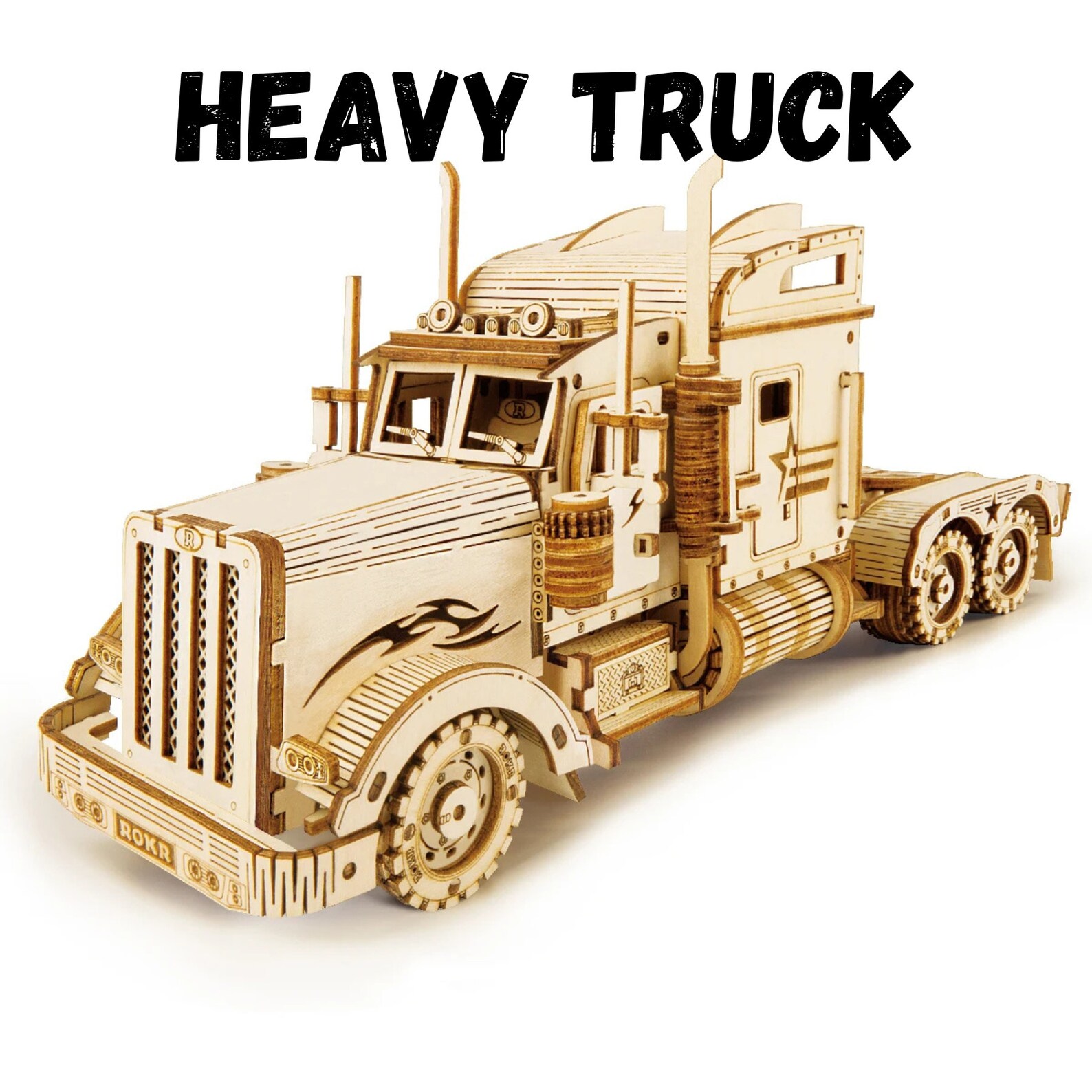 3D Puzzle Movable Toy Gift Wooden Model Building Block Kits | 3D DIY ...