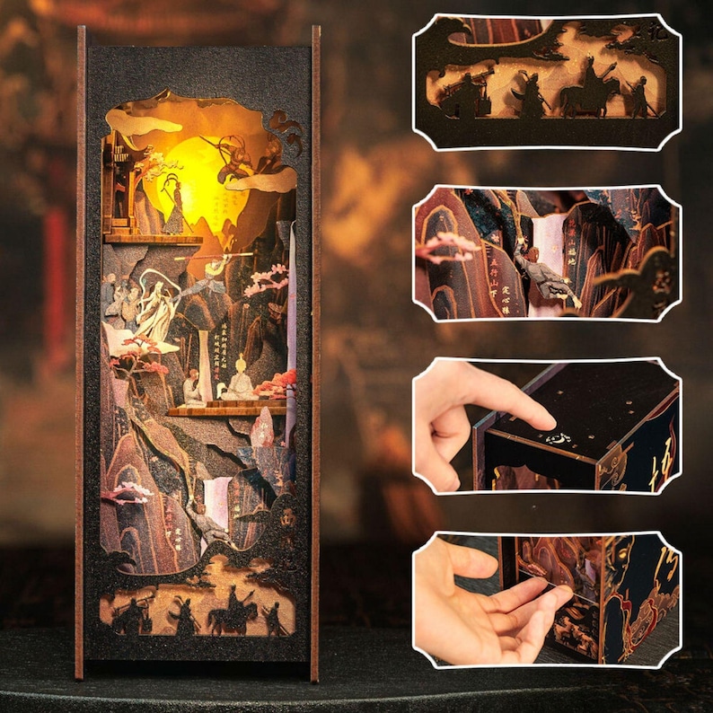 The Sun Wukong Inspired Book Nook |the Legend of Wukong Bookshelf ...