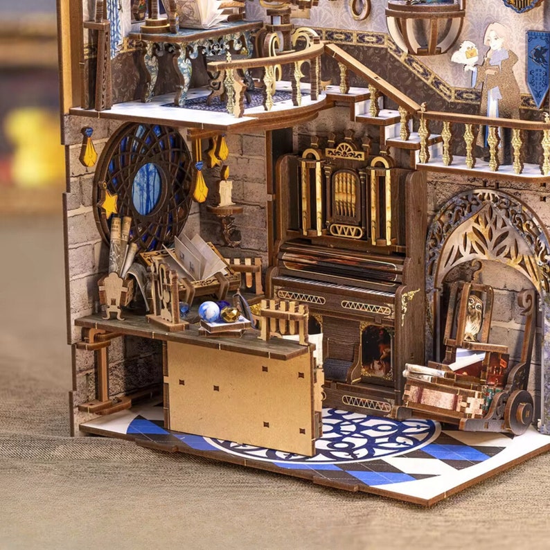 Celestial Book Nook | Nebula Book Nook | Fantasy Bookshelf Decoration ...