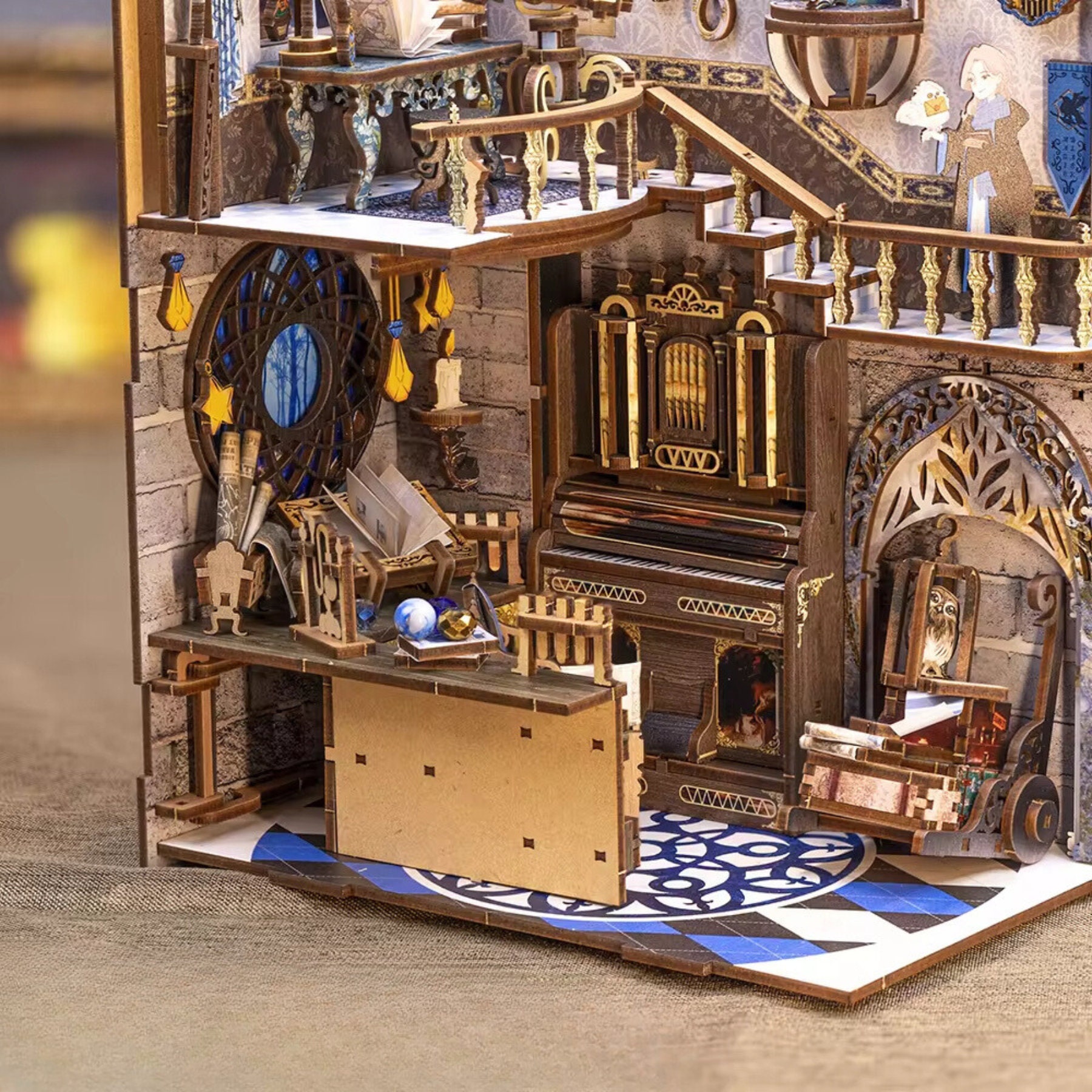 Celestial Book Nook | Nebula Book Nook | Fantasy Bookshelf Decoration ...