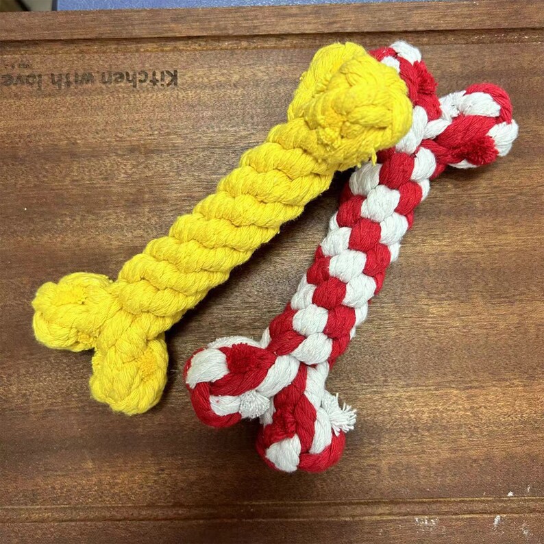 Rope Dinosaur Chew Toys Dog Teeth Cleaning Rope, Anti Chewing Cotton ...