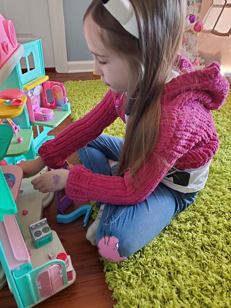 Gabby's Dollhouse Sweater Knitting Pattern - Etsy
