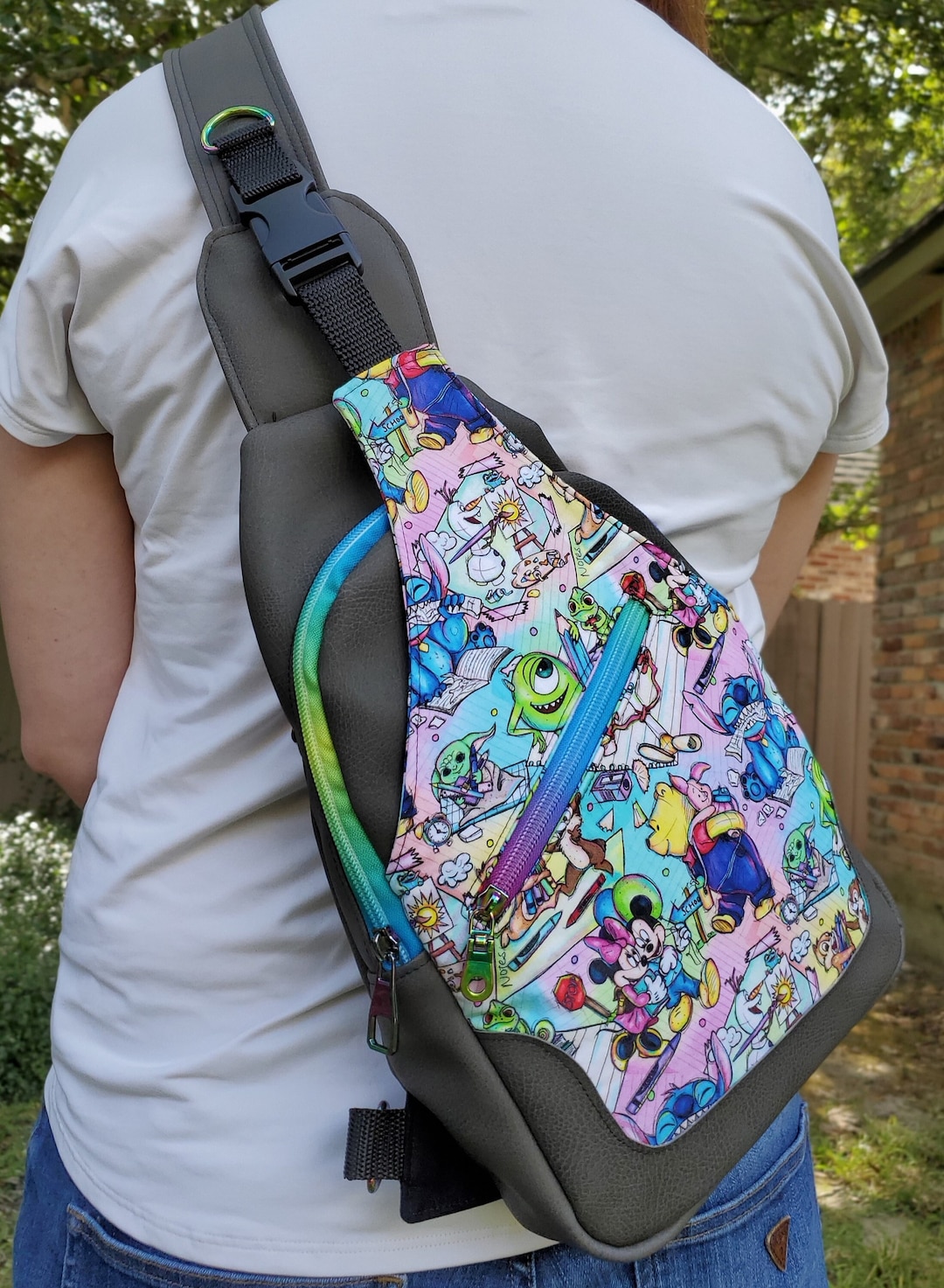 Disney Sling Backpack - Etsy