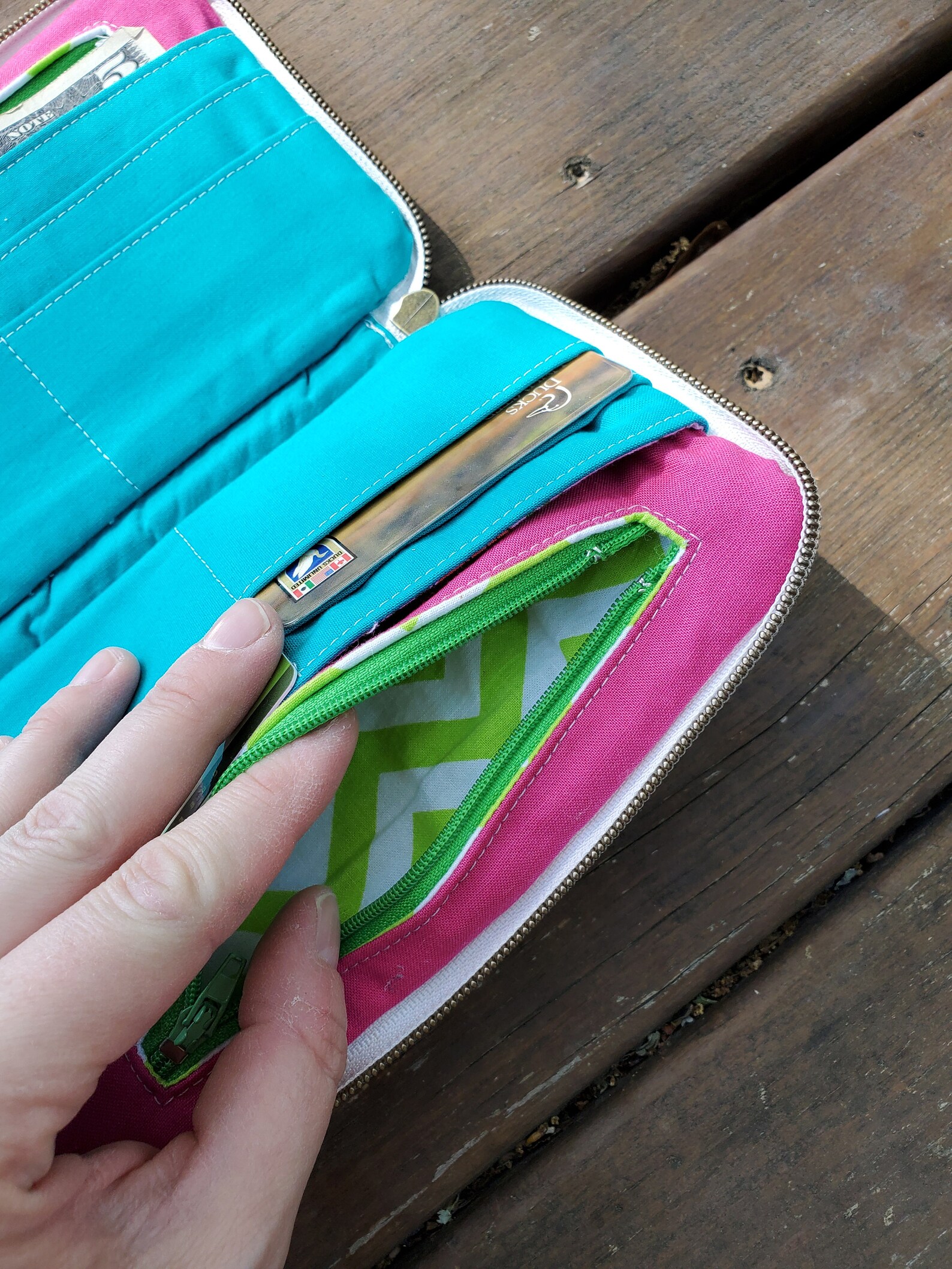 Tropical Flamingo Print Day Trip Wallet With Wrist Strap - Etsy