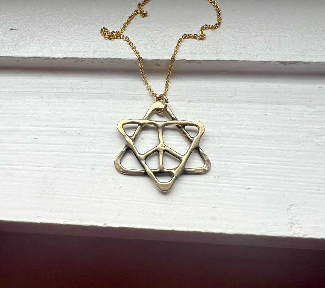 Handmade Peace Sign Magen David Jewish Star - Etsy