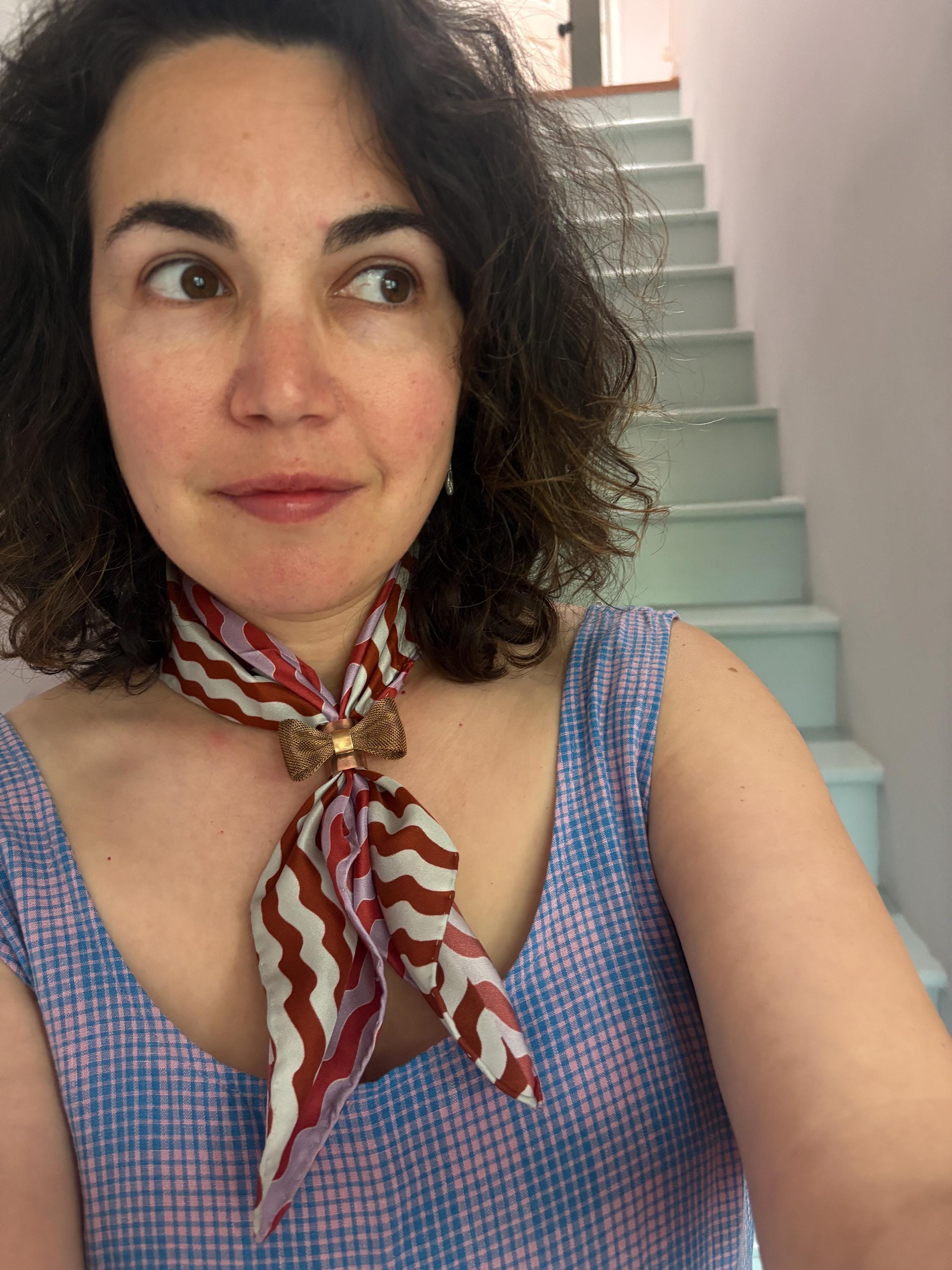 Handmade Copper and Brass Bow Scarf Kerchief Slide - Etsy