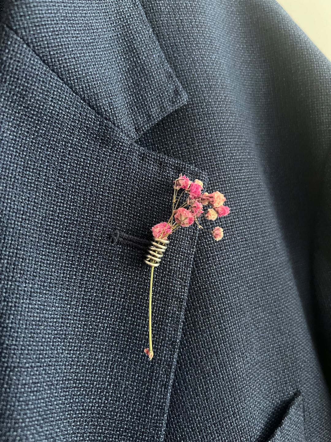 Sterling Silver Flower Holder Lapel Pin: Nosegay Boutonniere - Etsy