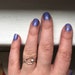 Gold and Silver Oval Opal Ring Handmade Organic Shape Irregular Open ...