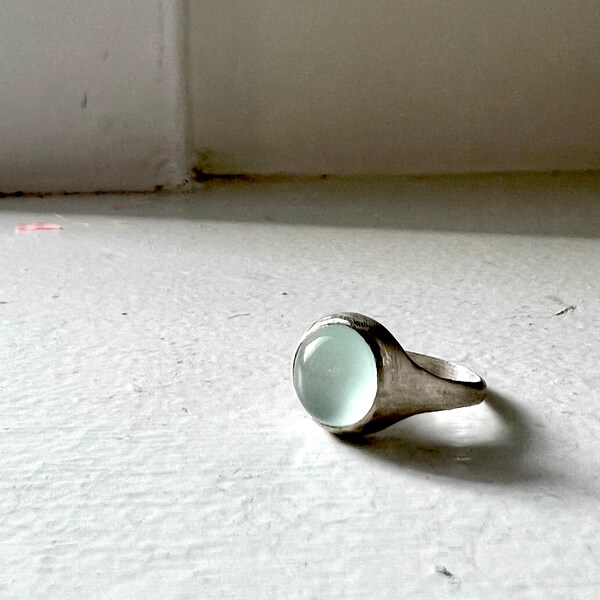 Silver Cast Ring - Etsy