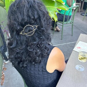 Handmade Saturn Hairpin: Rachel Pfeffer Design, Curly Hair Accessory - Etsy