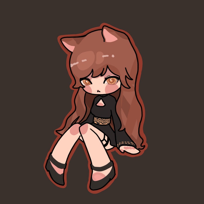 FFXIV Chibi Art Commission wol,oc,digital Art - Etsy