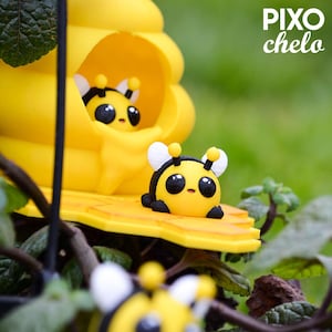Super Sweet Mini Bee .STL File for 3dprinting, Articulated Fidget ...