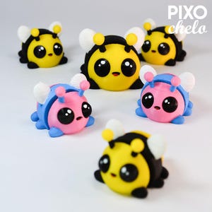 Super Sweet Mini Bee .STL File for 3dprinting, Articulated Fidget ...