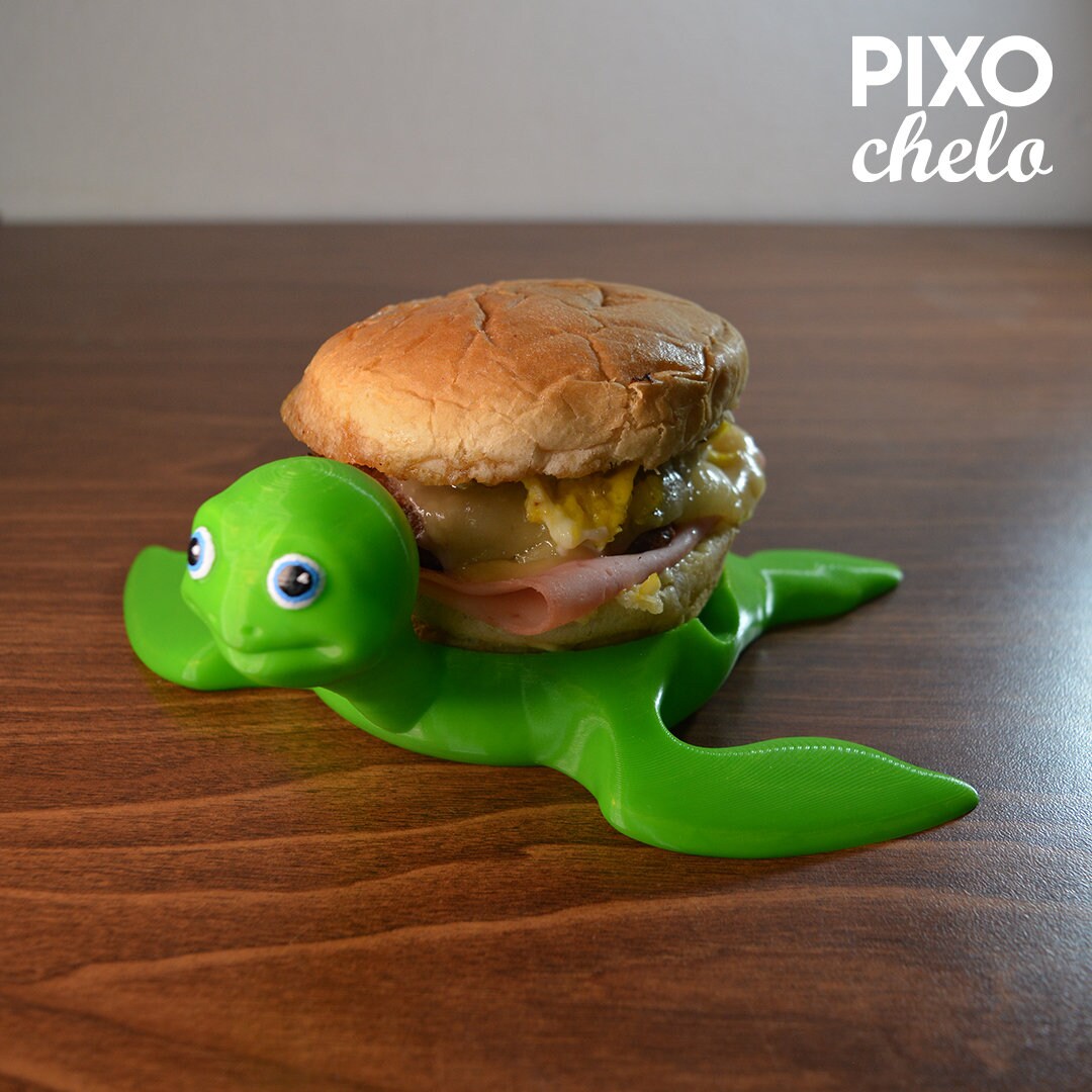 Turtle Burger Holder STL File, 3D Print Model (digital Download) - Etsy