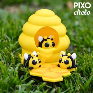 Super Sweet Mini Bee .STL File for 3dprinting, Articulated Fidget ...