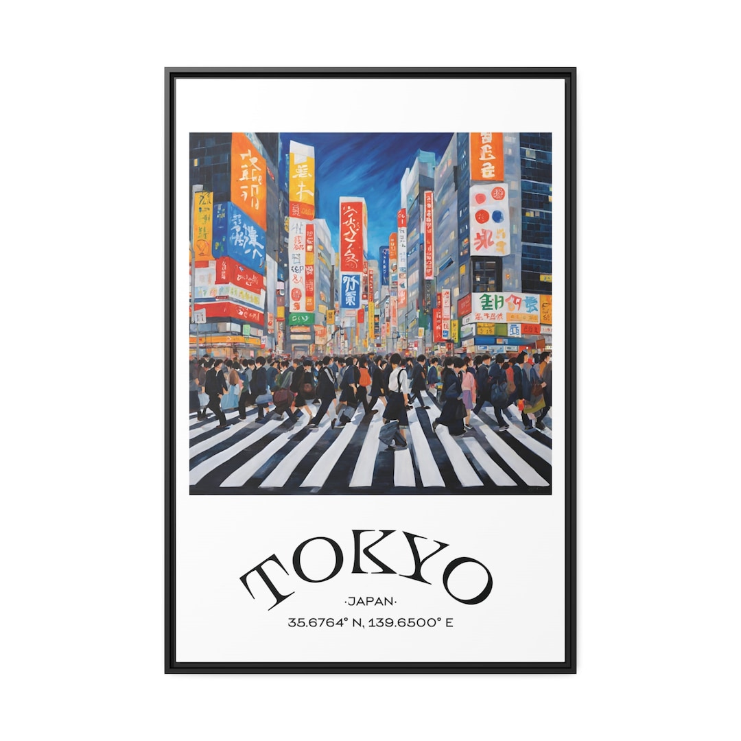 Vintage Tokyo Japanese Travel Poster Japan City, Japanese Rail Home ...