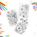 Coloring Mockup, Coloring Mockup Template, Coloring Page Mockup - Etsy