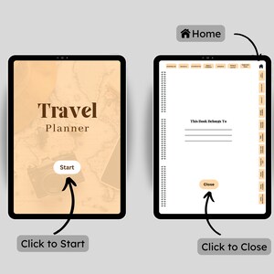 Digital Travel Planner, Travel Planner Printable, Trip Planner ...