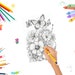 Coloring Mockup, Coloring Mockup Template, Coloring Page Mockup - Etsy