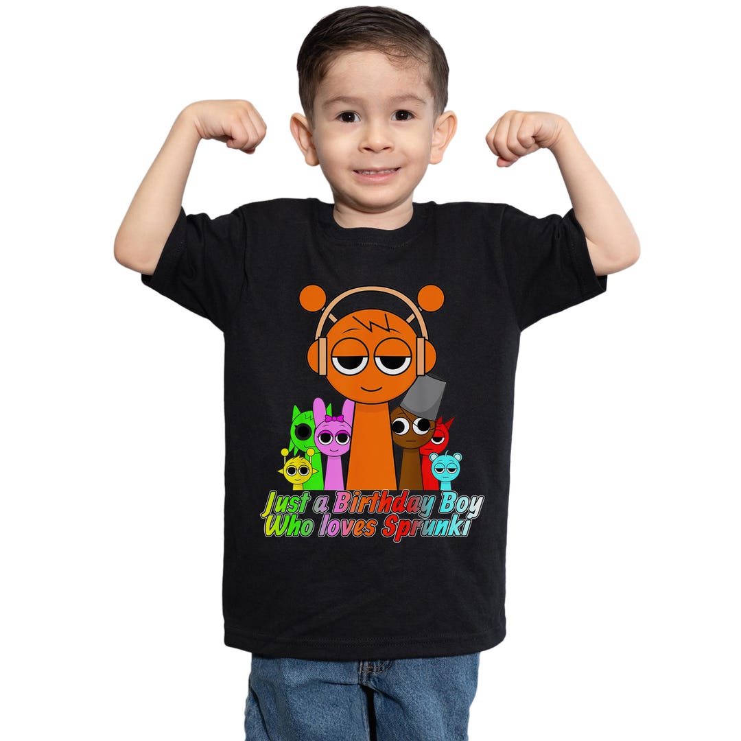 Custom S-prunki Birthday Shirt – Personalized Cartoon Tee With Name ...