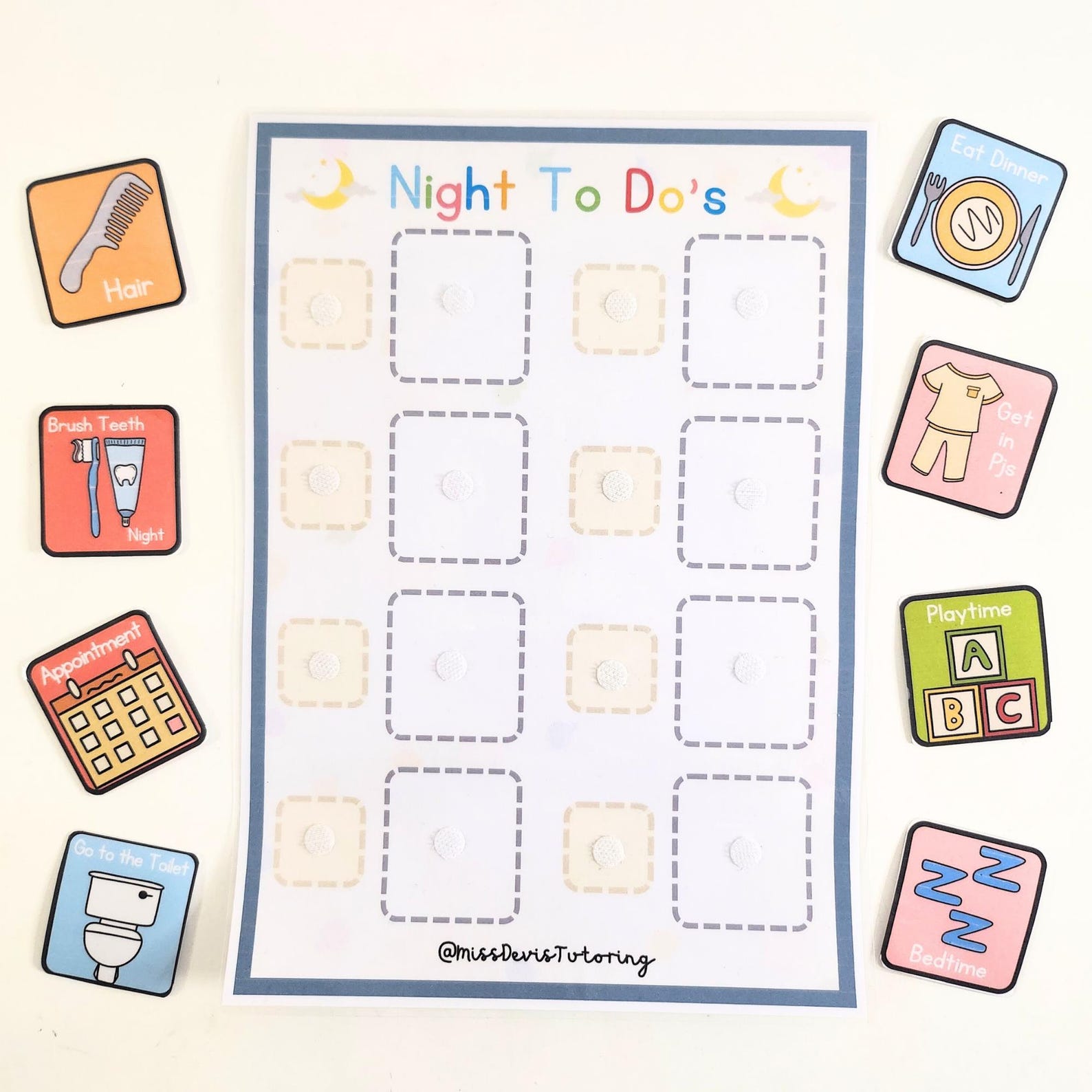 Printable Toddler Reward Chart | Daily Routine and Behaviour Chart ...