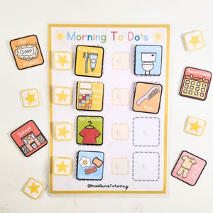 Printable Toddler Reward Chart | Daily Routine and Behaviour Chart ...