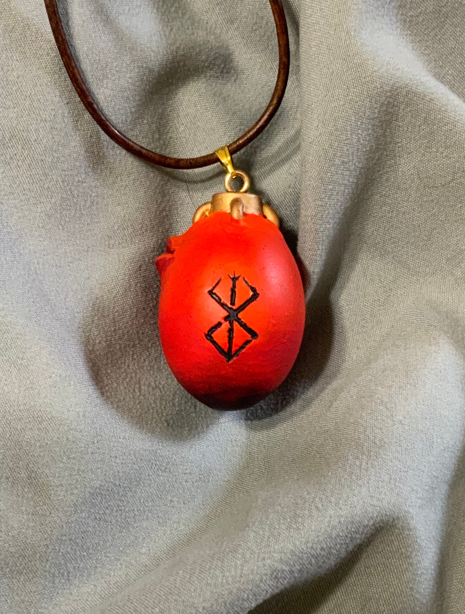 Berserk Behelit Handmade Necklace - Egg of the King Brand of Sacrifice ...