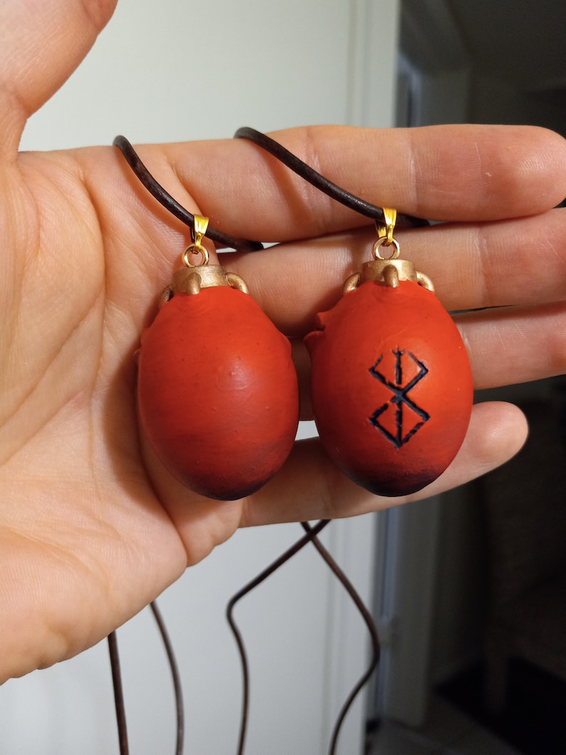 Berserk Behelit Handmade Necklace - Egg of the King Brand of Sacrifice ...