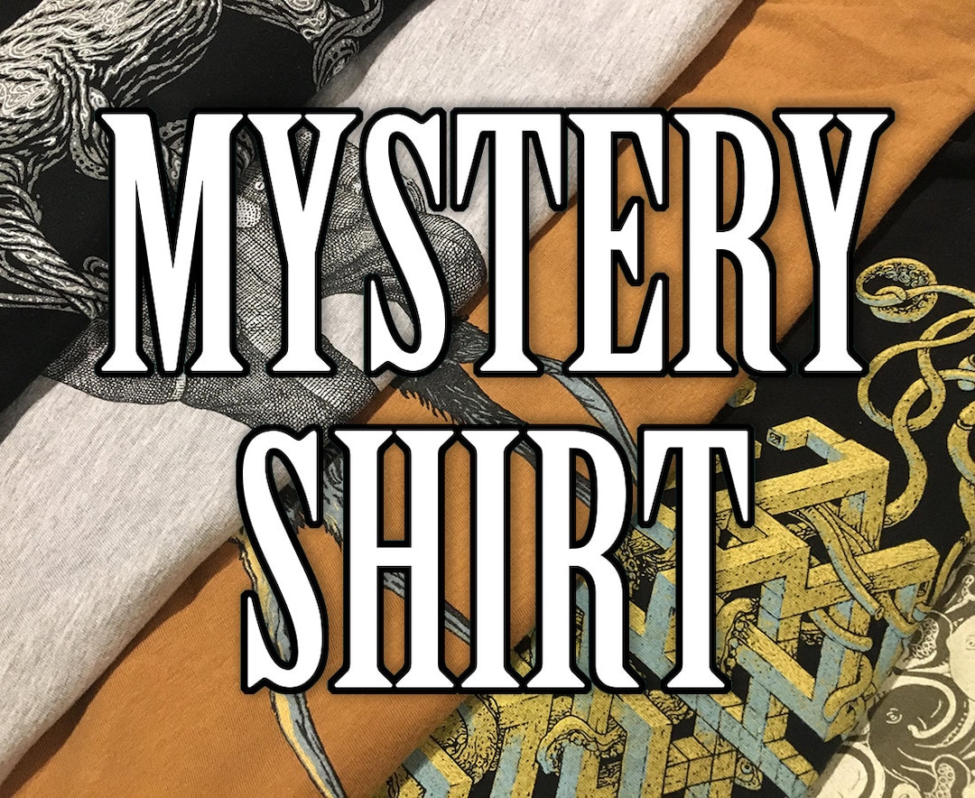 Mystery Men's Graphic T-shirt: Surprise Art Tee - Etsy
