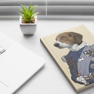 Regal Beagle Hard Bound Journal, Royal Military Dog Diary, Cute Beagle ...