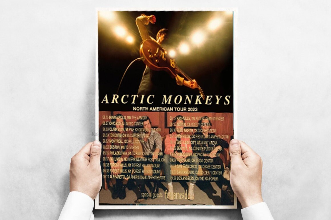 Trendy Arctic Monkeys World Tour 2023 Designs 2023 | Shop On Printerval
