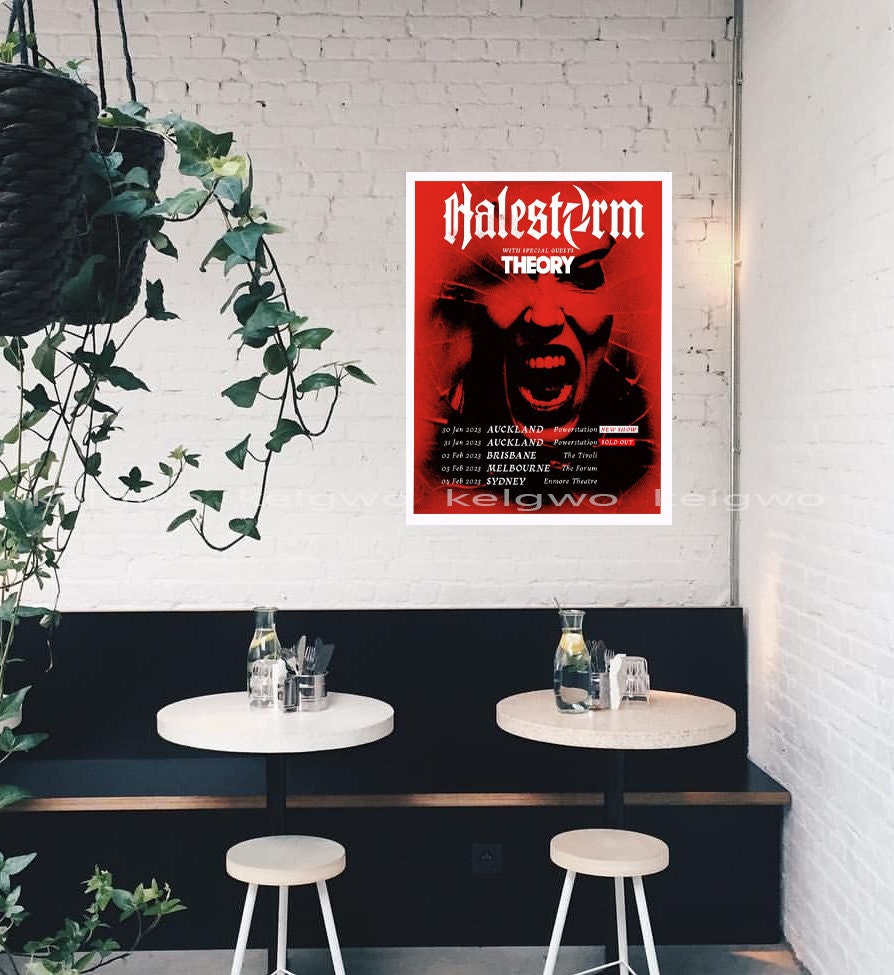 Halestorm With Special Guests Theory Announce Australian & N€W Zealand ...