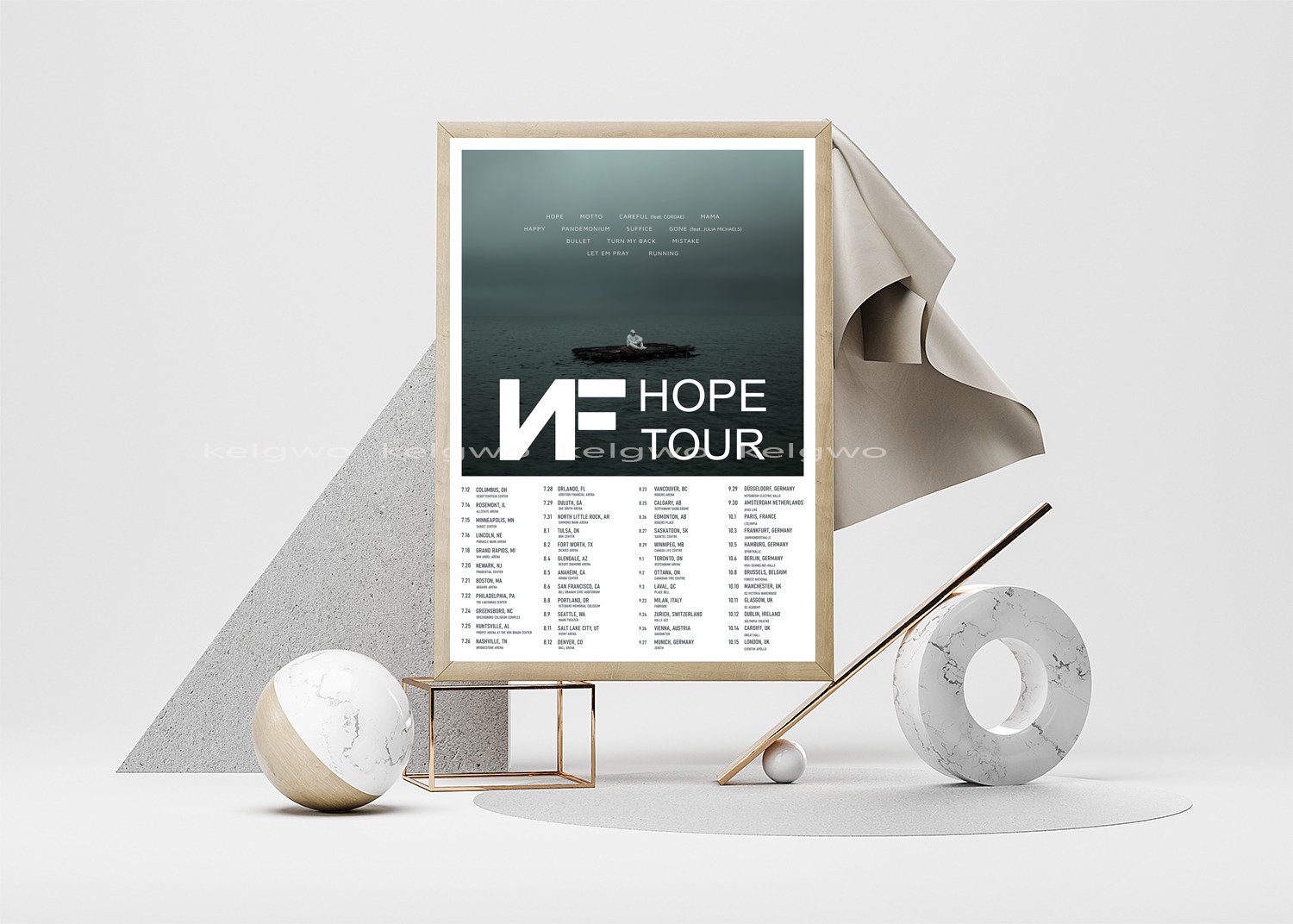 HOPE TOUR 2023 Poster -World Tour 2023 Poster