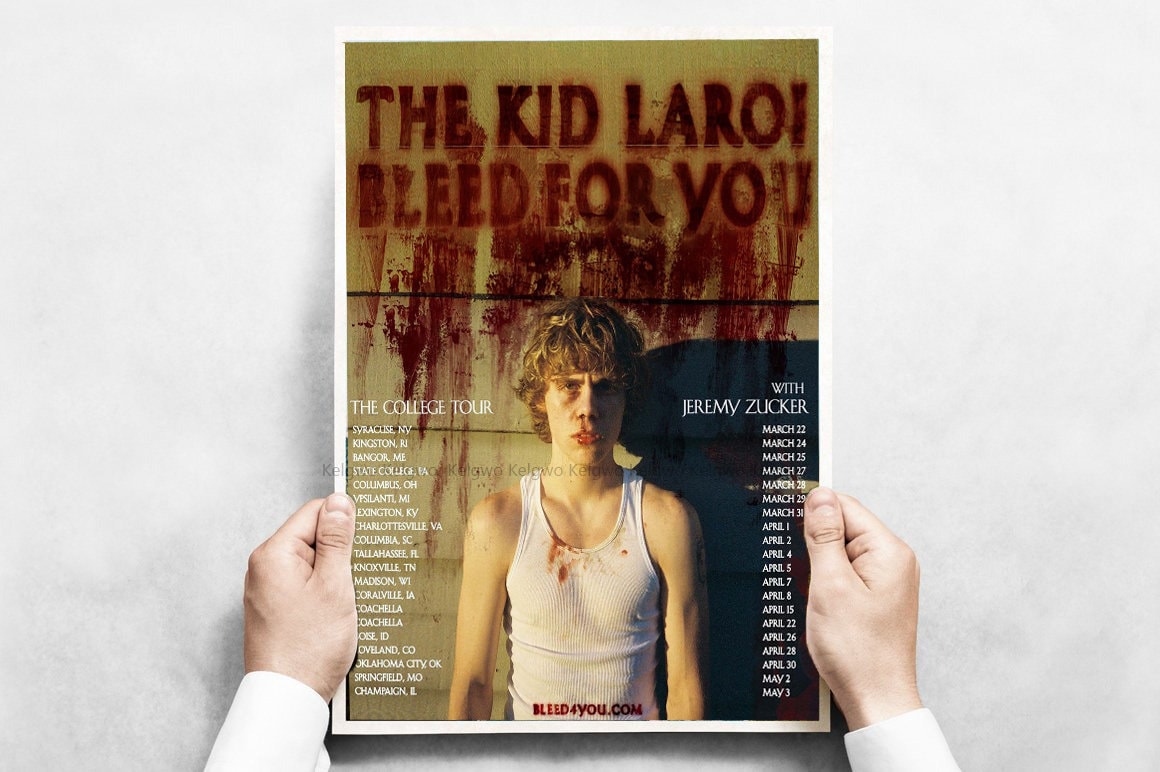 The Kid Laroi 2023 Tour Poster - World Tour 2023 Poster