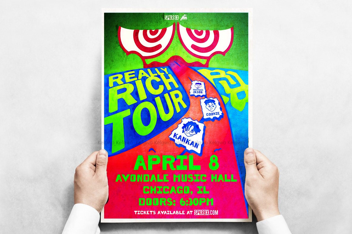 KANKAN - The RR Tour 2023 - World Tour 2023 Poster sold by BilTaylor ...