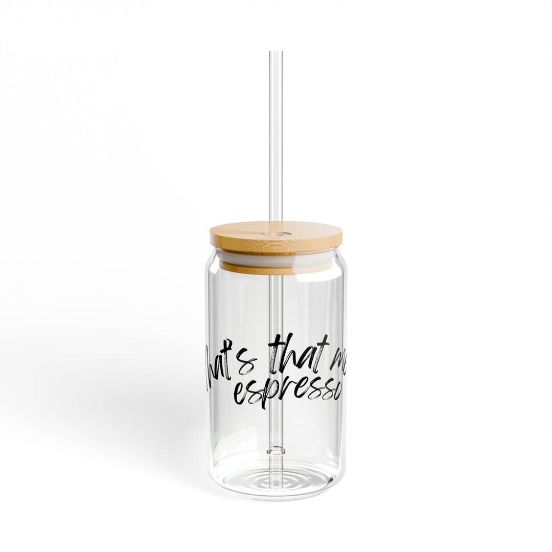Sabrina Carpenter Espresso Sipper Glass, 16oz - Etsy