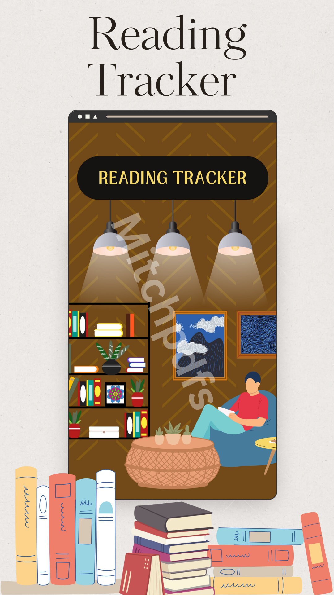 Easy to Use Digital Book Tracker, Cute and Aesthetic Tracker for Book ...