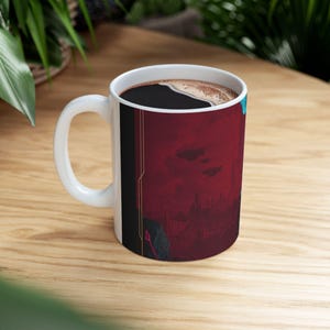 Arcane Themed Ceramic Mug With Jinx, Attractive Arcane Coffee Cup ...