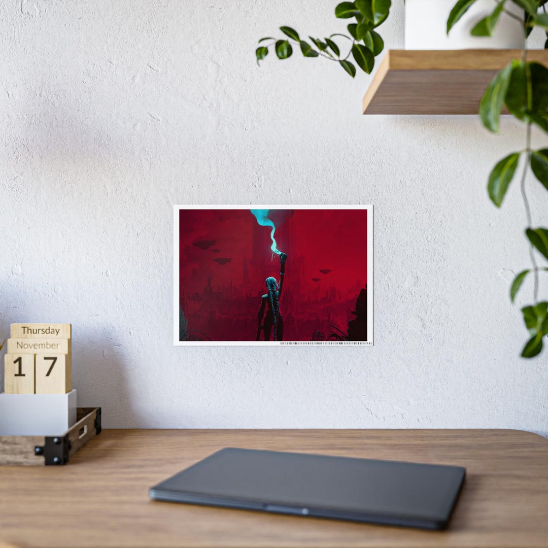 Jinx Gloss Poster, Arcane Art Wall Decor, Magical Print, Mystical Home ...
