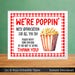 Poppin With Appreciation 5x7, 8x10 Sign, Thank You for All You Do, Red ...