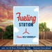 Fueling Station Please Help Yourself 4x6, 5x7, 8x10 Printable Boy's ...